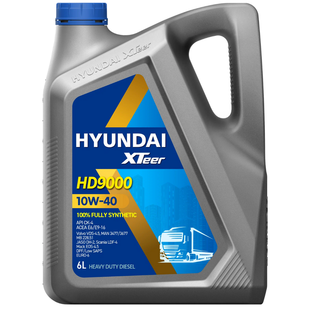 Aceite 10W40 Hyundai Xteer Hd Ultra Ck-4/Sl Dpf 6L 1061004